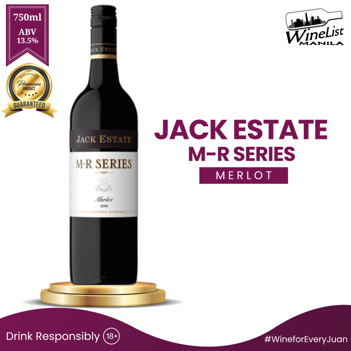 Jack Estate M-R Series Merlot | South Eastern Australia | Australian ...