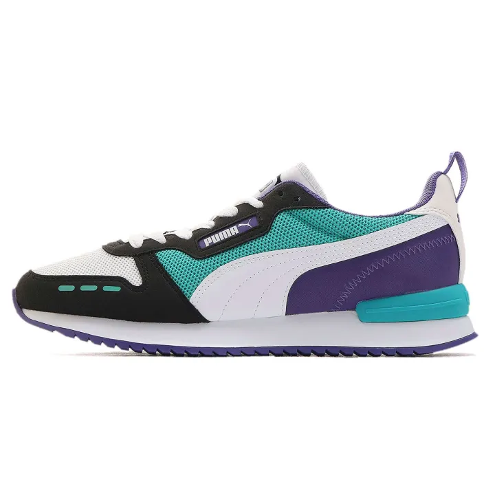 Puma Mens R78 Runner Shoes (Black/White/V.Green) | Lazada PH