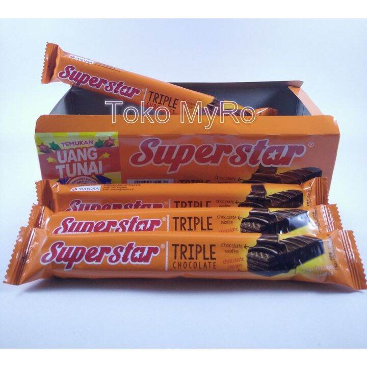 wafer superstar pack isi 12 bungkus / wafer kemasan / wafer kiloan ...