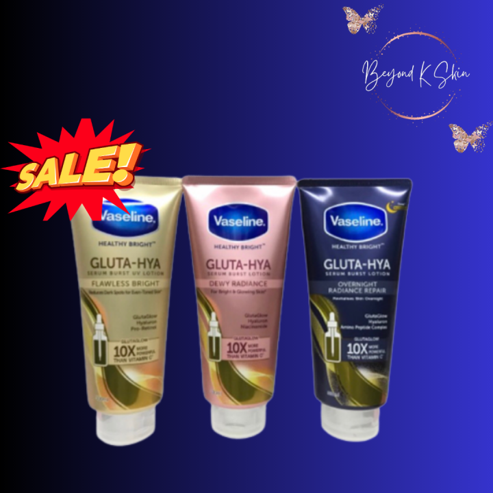 VASELINE GLUTA-HYA SERUM BURST LOTION - FLAWLESS GLOW | Lazada PH