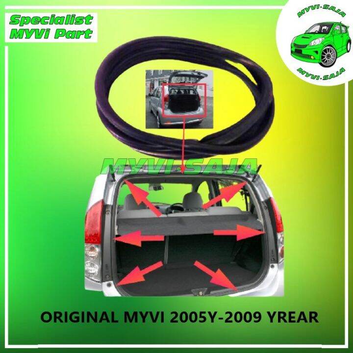 ORIGINAL MYVI 2005Y-2009Y REAR BONNET RUBBER, BONNET GETAH | Lazada