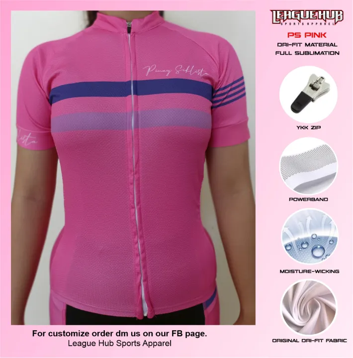 PS Pink Cycling Jersey Women | Lazada PH