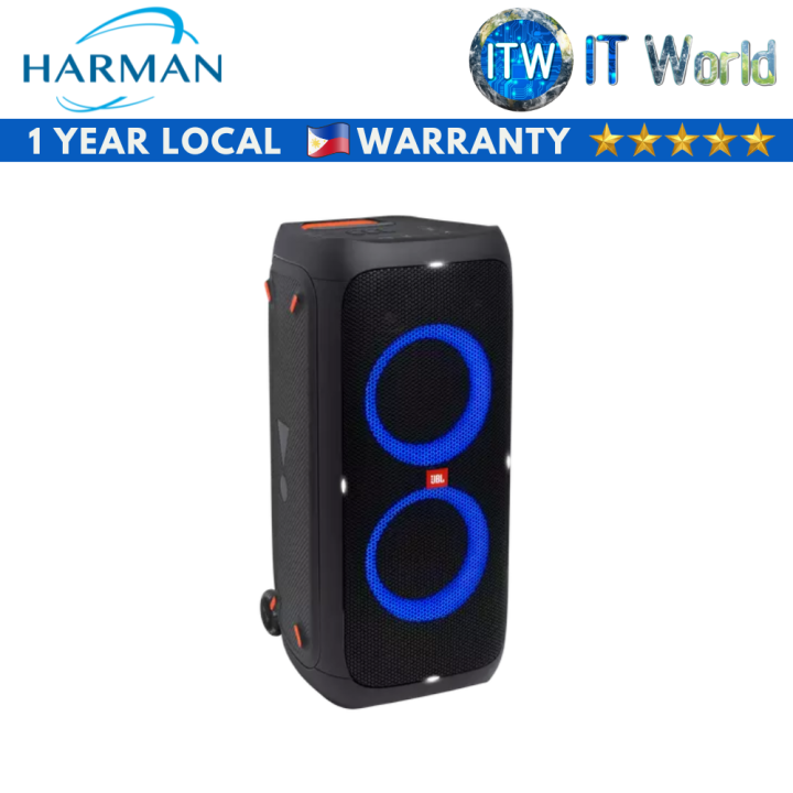 Harman JBL Partybox 310 Portable party speaker with dazzling lights and ...