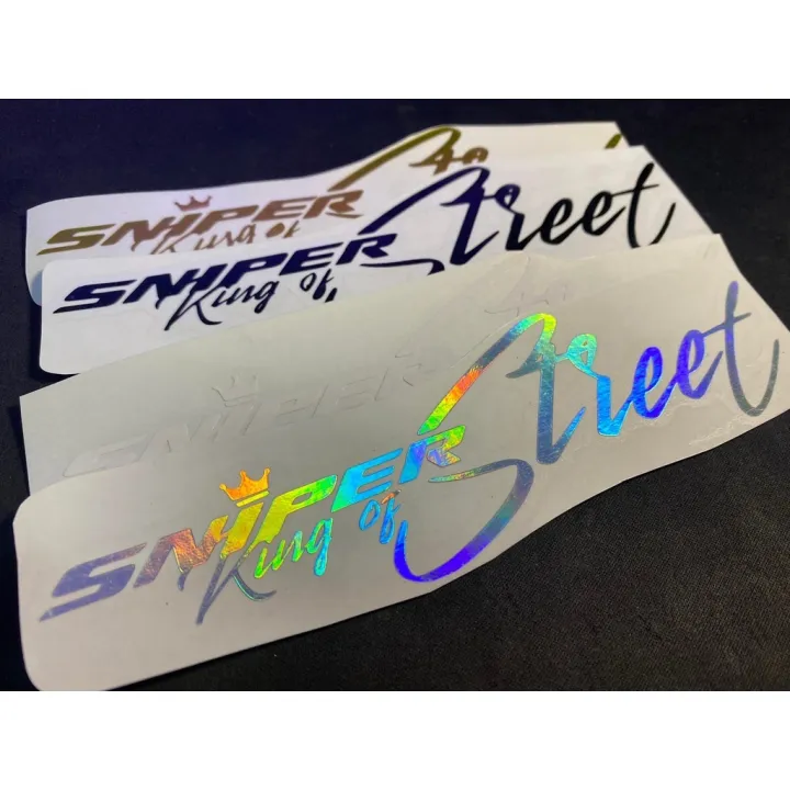 Sniper 155 - King of Street | Premium Cut Out Sticker | Lazada PH