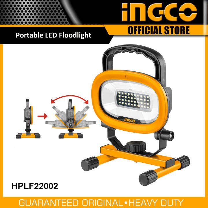 INGCO Portable LED Floodlight 20W HPLF22002 IHT | Lazada PH