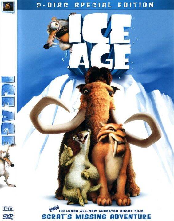 DVD หนังการ์ตูนมาสเตอร์ ไอซ์ เอจ เจาะยุคน้ำแข็งมหัศจรรย์ ภาค1-5 Ice Age 1-5 (พากย์ไทย/อังกฤษ ...