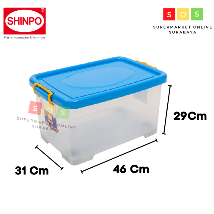 SHINPO SKY CONTAINER BOX (Box Plastik) SHINPO 45 LITER | CB 45 SIP 111 ...