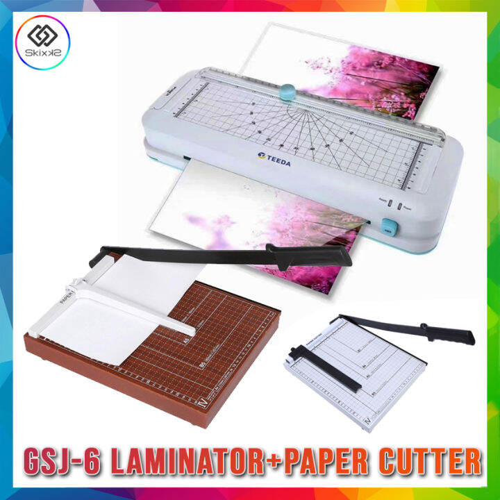 (BUNDLE) GSJ-5/GSJ-6 A4 Laminator Laminating Machine WITH A4 Paper ...