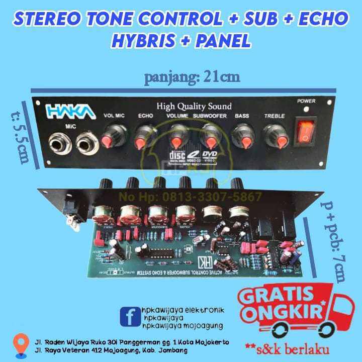 STEREO TONE CONTROL HYBRIS + PANEL Stereo tone tone control + sub ...
