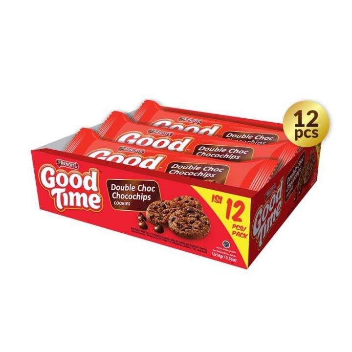 good time cookies double choco / rainbow box (12 sachet) | Lazada Indonesia