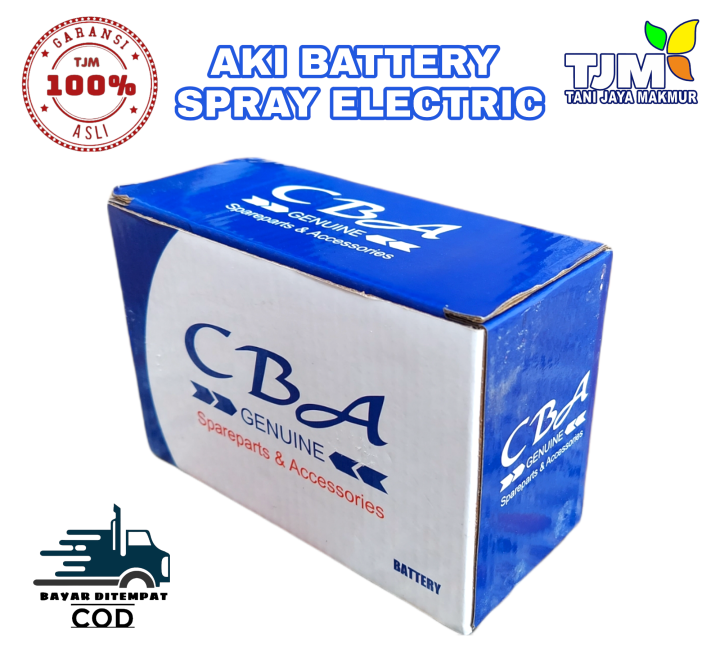 SPAREPART AKI BATERAI CBA BATTERI SPRAYER ELEKTRIK CBA GENUINE AKI ...