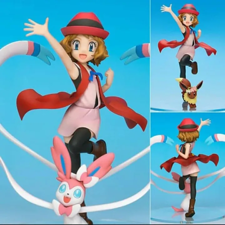 Model โมเดล Figure ฟิกเกอร์ จากการ์ตูน Pokemon โปเกม่อน เซเรน่า Serena ...