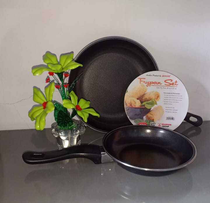 PROMO!!!!! MASPION Frypan Teflon Set 2 in 1 18cm dan 23cm Panci Set ...
