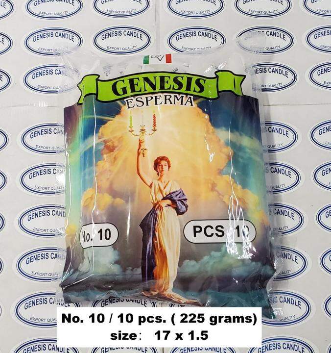 GENESIS CANDLE NO. 10 / 10 PCS. | Lazada PH