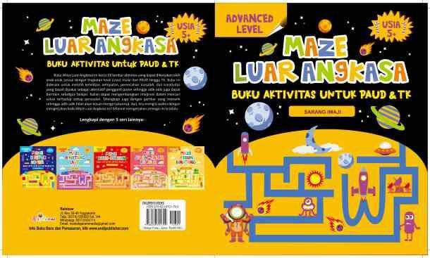 Maze Luar Angkasa, Buku Aktivitas untuk PAUD & TK | Lazada Indonesia