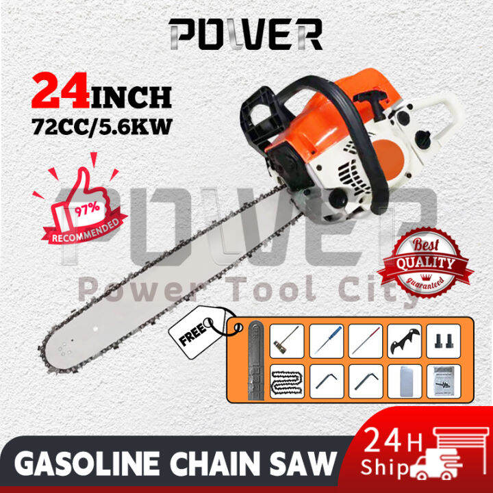New power tool Gasoline saw Germany 20 22 24 inches 58cc/4.8kw Mini saw ...