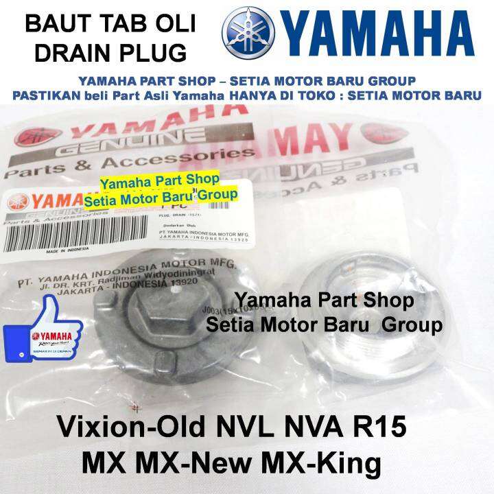 Baut Bolt Tab Oli Bawah Drain Plug Motor Vixion Nvl Nva R15 Mx New Mx ...