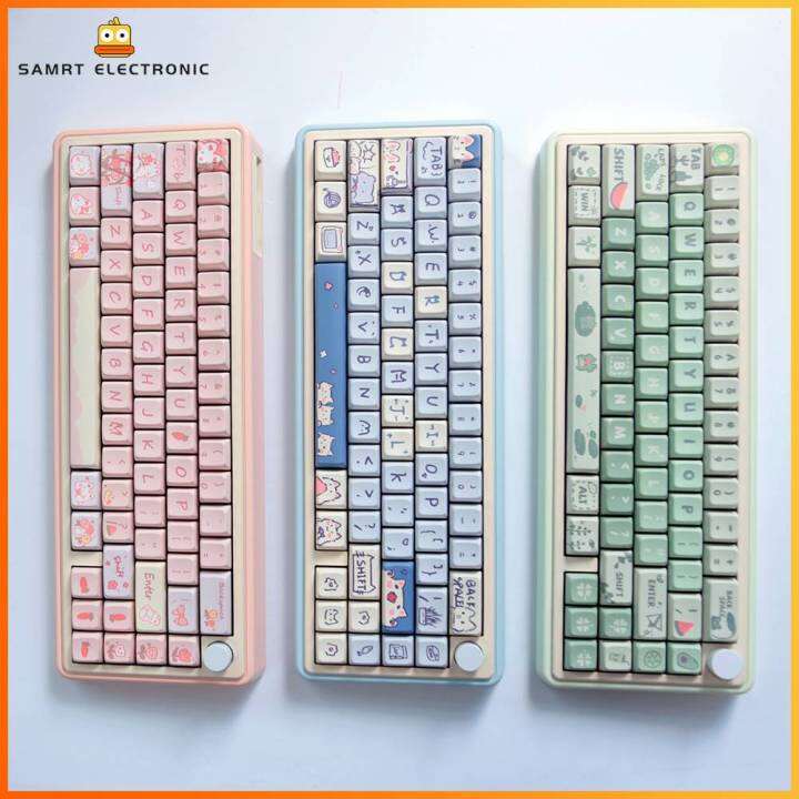 LMK81/67 Mechanical Keyboard Kit Hot Swappable RGB Backlit Bluetooth 2 ...