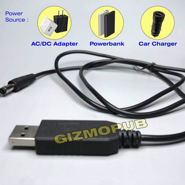 5v 6v 9v 12V Powerbank to Router Modem TV Plus Sewing BP Power Supply ...