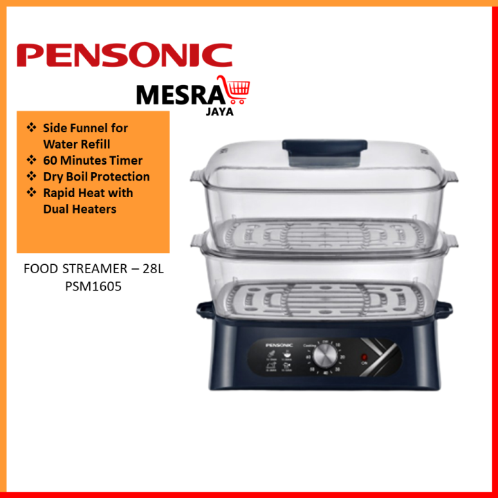 Pensonic 28L Electric Food Steamer - PSM1605 | Lazada
