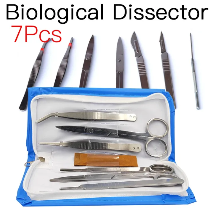 OSEELANG 7 pcs /set dissector Microscope dissecting tool kit Stainless ...