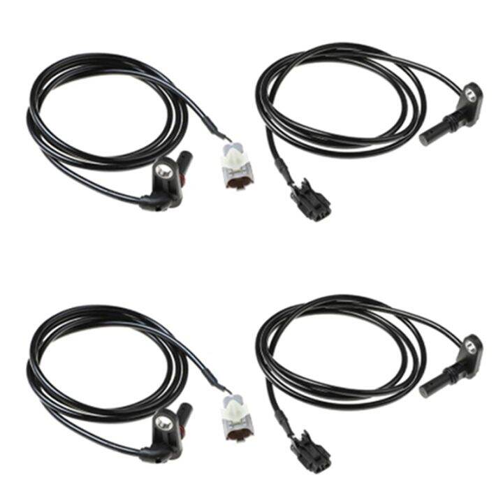 4PCS New ABS Wheel Speed Sensor MK585279+MK585280 Rear Left and Right ...