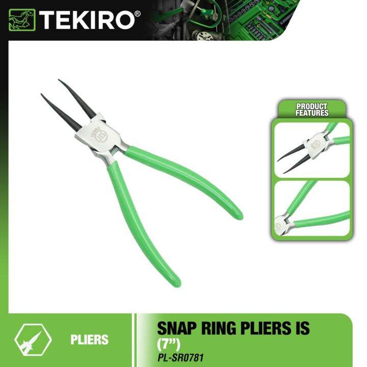 TEKIRO Snap Ring Pliers IS 7" Tang Snap Ring ( PL-SR0781 ) | Lazada