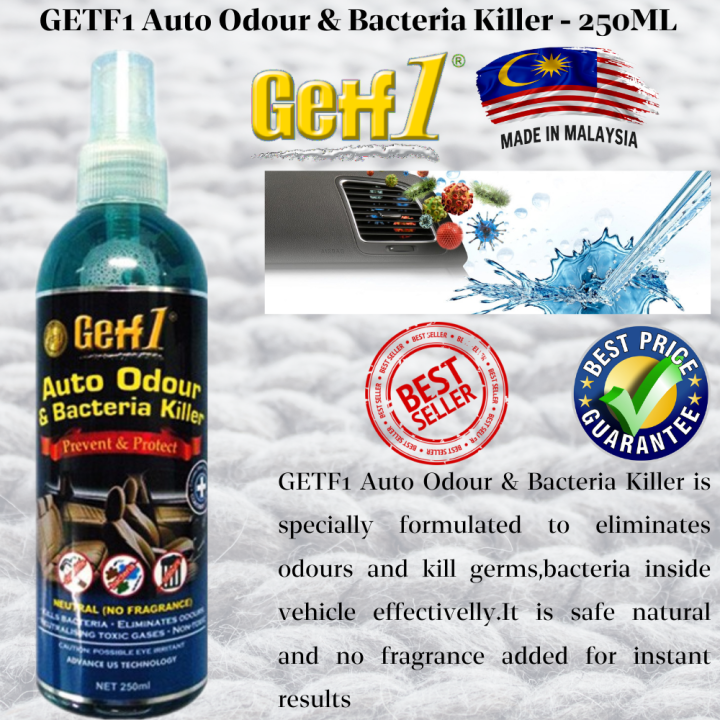 GETF1 Auto Odour Bacteria Killer Prevent & Protect - 250ML | Lazada