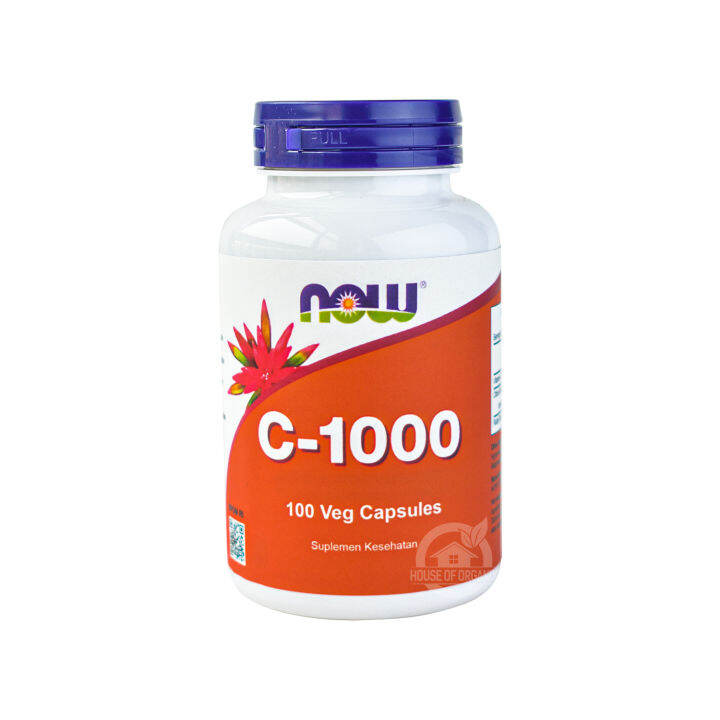 NOW Foods Vitamin C-1000, 100 Veg Capsules | Lazada Indonesia