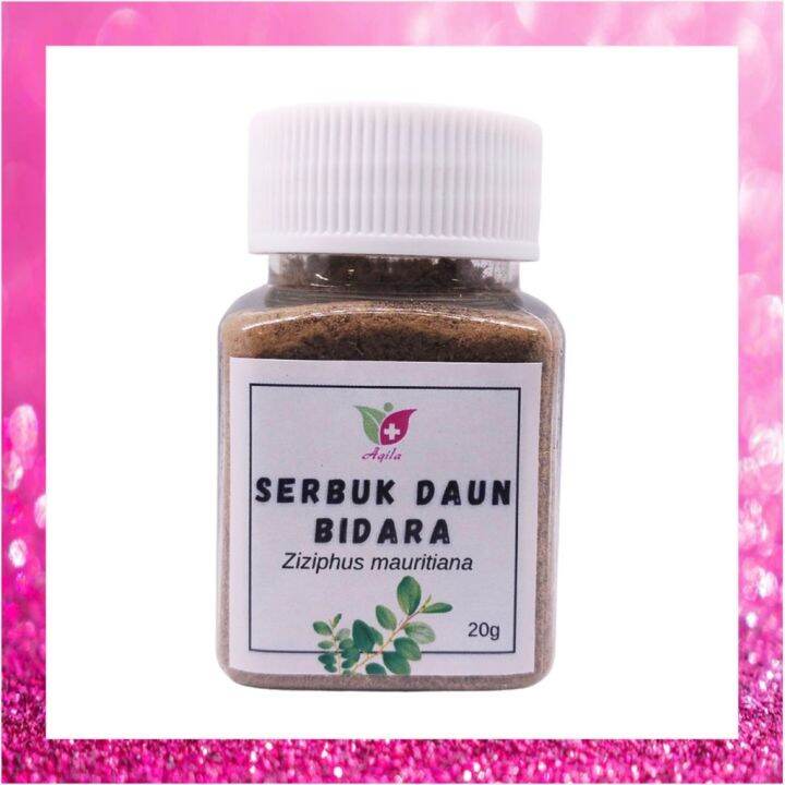 Serbuk Daun Bidara Kampung Bidara Arab (20g) dalam botol Bidara Duri ...
