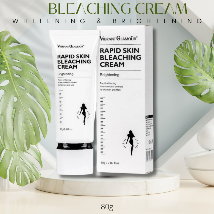 Rapid Skin Bleaching Cream Whitening Brightening Moisturizing Body Long-lasting 80g | Lazada PH