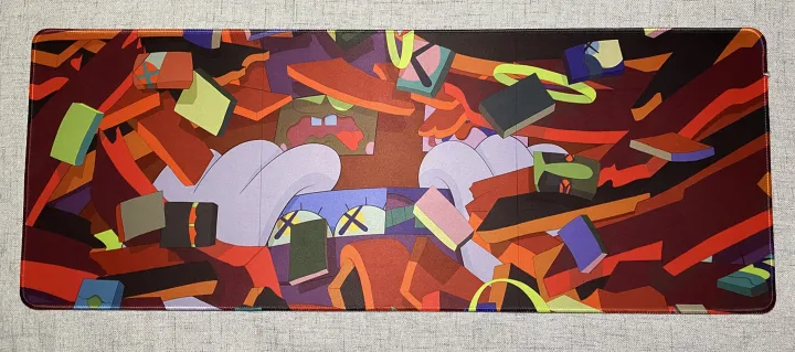 KAWS Custom Design 2 Extended Gaming Mouse Pad XL 800mm*300mm*4mm ...