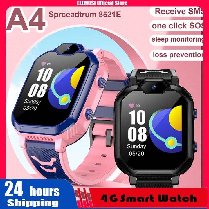 A4 Children Smart Watch 1.44'' Full Touch IPS IPX7 Waterproof Video ...