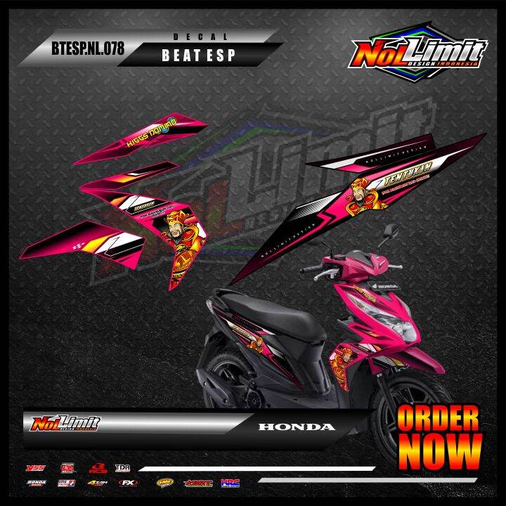 Sticker Striping BEAT ESP - Sticker Striping Variasi Motor HONDA BEAT ...