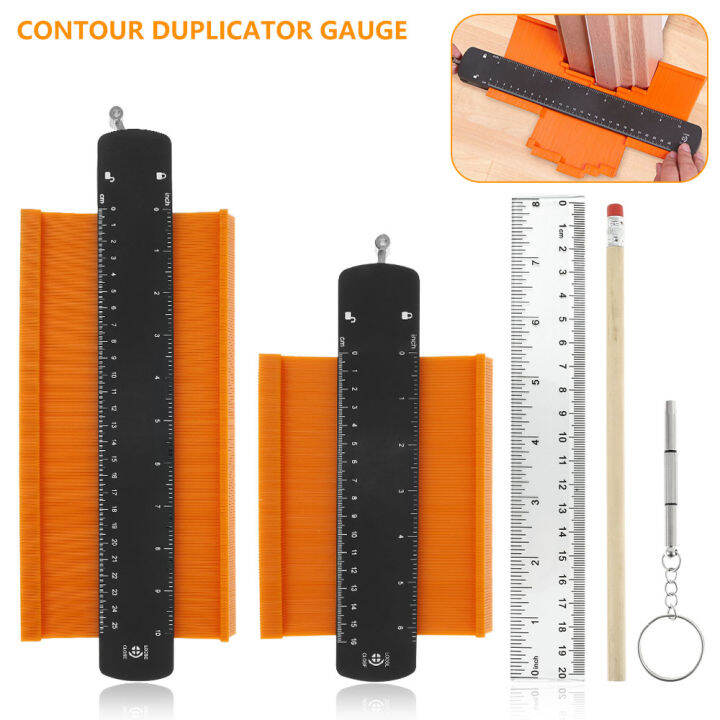 Contour Gauge Irregular Shape Duplicator Copy Ruler Plastic Profile ...