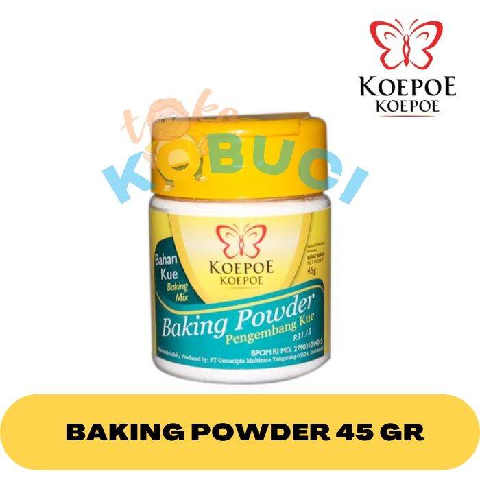 Koepoe Baking Powder 45 gr Kupu | Lazada Indonesia