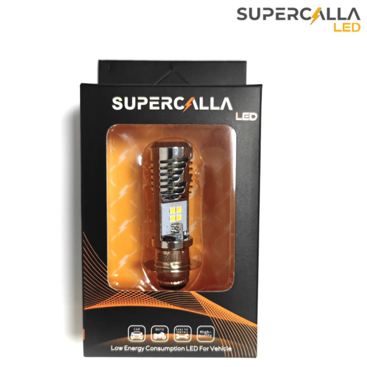 Supercalla Lampu Motor Utama LED H6 AC DC M2B Lampu Depan Motor Matic ...