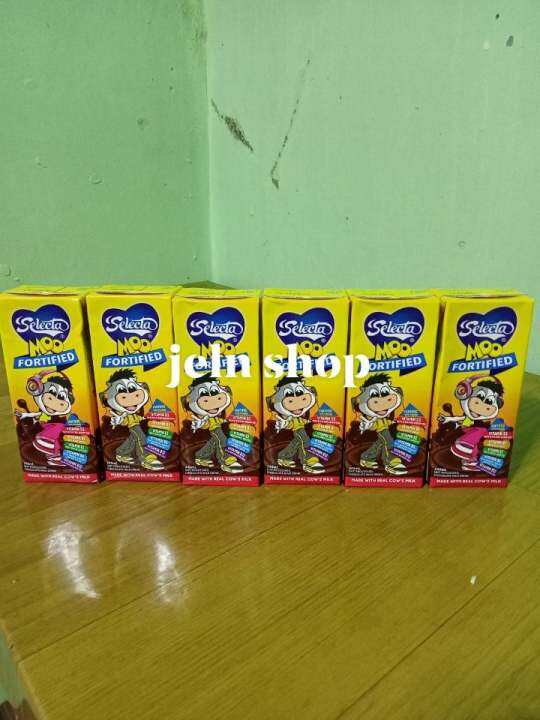 SELECTA MOO FORTIFIED CHOCOLATE DRINK 245ML X 6PCS | Lazada PH