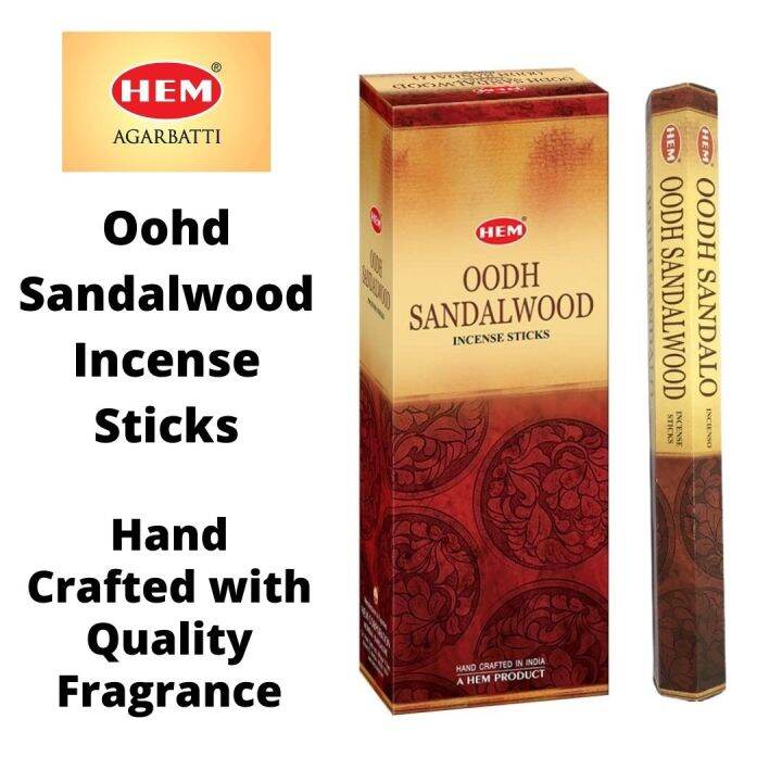 Hem Oodh Sandalwood Incense Stick | Purifying Negative Energy | Lazada ...