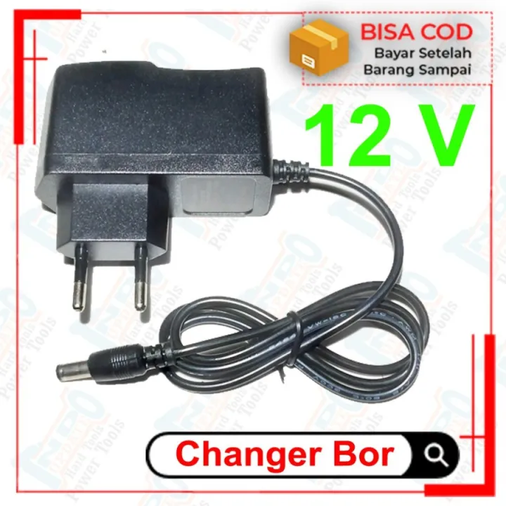 Adaptor Cordless Drill Mesin Bor Tangan DC Ces Casan Changer 12v ...