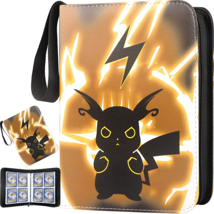 Card Binder for Pokemon Cards, 4-Pocket Pages 50 Sleeves Hold Up 400 ...