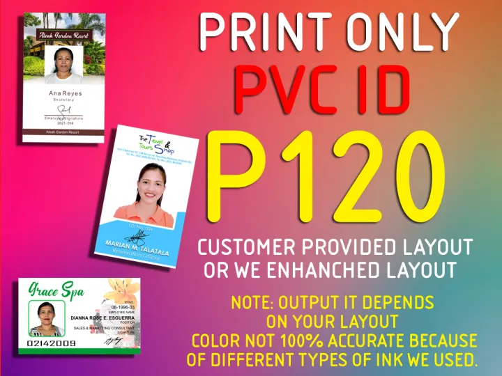 PVC ID CARD by AR Prints | Lazada PH