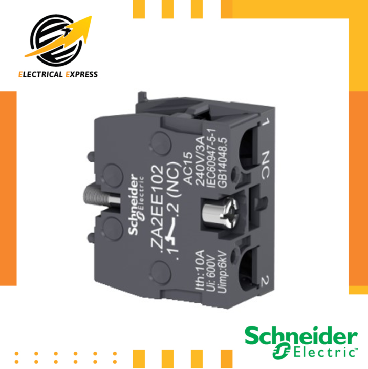 ZA2EE101 / ZA2EE102 / Contact block / คอนแทคบล็อก / Schneider | Lazada ...