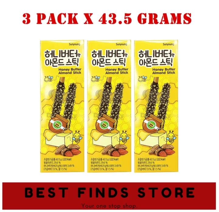 Honey Butter Almond Stick 43.5g - SET of 3 | Lazada PH