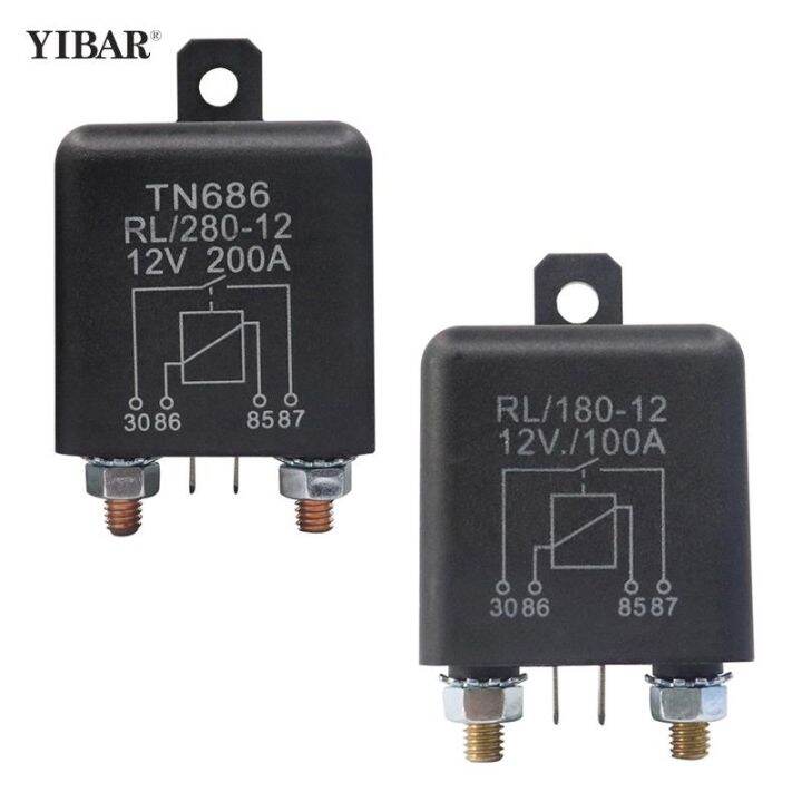 Automotive Relay Socket Starting 4 5 Pin 40A 200A Waterproof Car Relay ...
