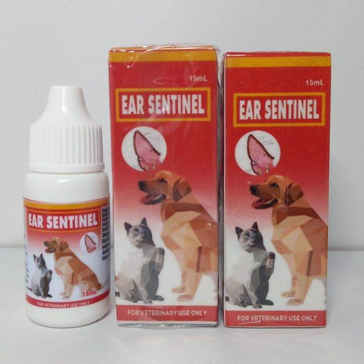 [VET SUPPORT] 2boxes EAR SENTINEL 15mL / Ear Drop for Cats & Dogs ...