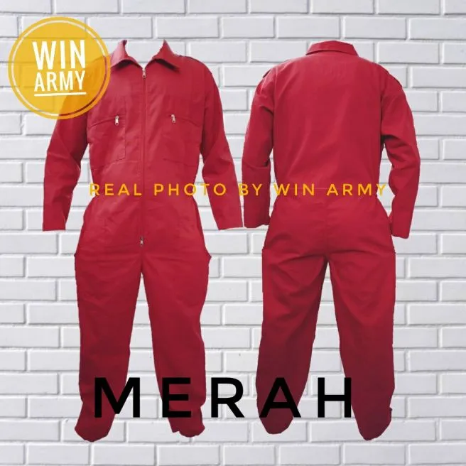 Wearpack / Overall / katelpak / seragam bengkel / mekanik / baju kerja / baju bahan Exclusive ...