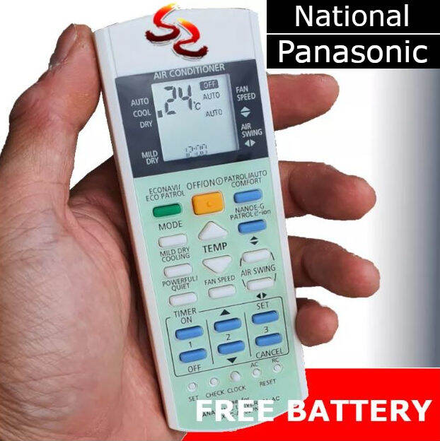 Panasonic & National Universal Air Cond Remote Control Replacement Part ...