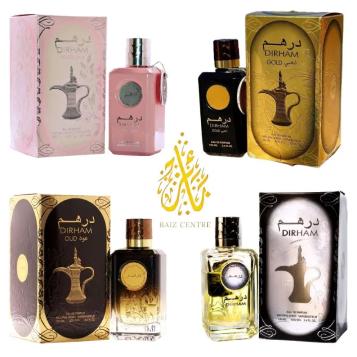 Dirham Wardi Dirham Gold Dirham Oud Dubai ORIGINAL EDP | Lazada
