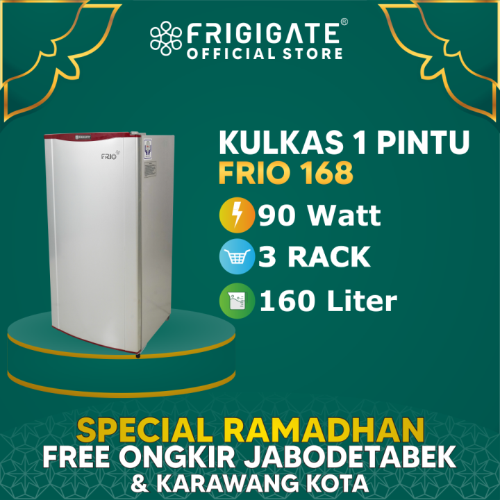 Kulkas 1 Pintu frigigate FRIO 168 || KULKAS 160 LITER | Lazada Indonesia
